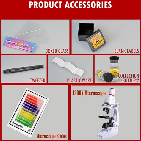 Aneng 1200x Refined Biological Microscope Kit Lab Grandado