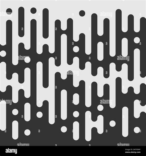 Halftone Transition Pattern Background Irregular Rounded Lines Vector Illustration Eps