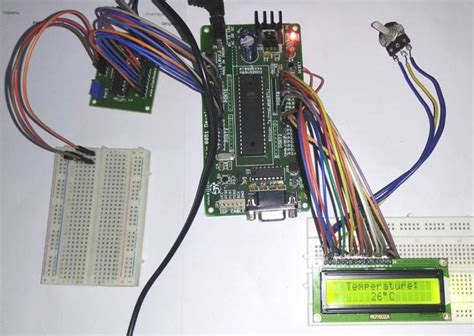 Digital Thermometer Using Lm35 And 8051 Microcontroller