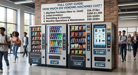 How Much Do Vending Machines Cost Full Cost Guide Vmfs Usa