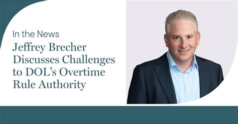 My Colleague Jeffrey Brecher Discusses The Department Of Labors