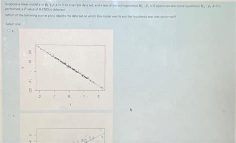 solved suppose a linear modet y β0 β1x is fit to a sample