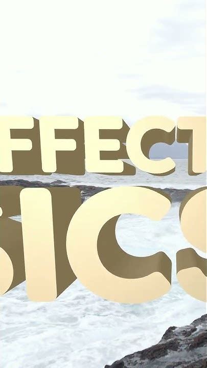 3d Floating Text In Aftereffects Shorts Youtube