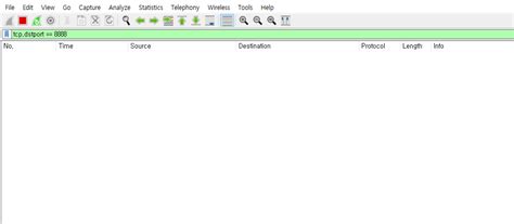 Wireshark Cannot Find Packets For My Port Stack Overflow