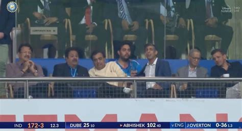 Mr Narayan Murthy Not Following His 70 Hrs Rule And Enjoying A T20 Match Blu Dragon Universe