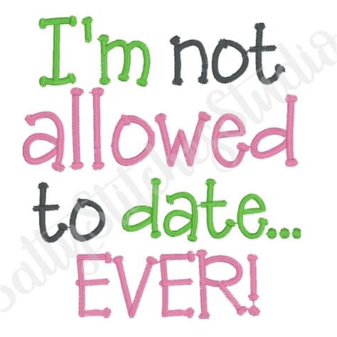 Not Allowed To Date Etsy UK