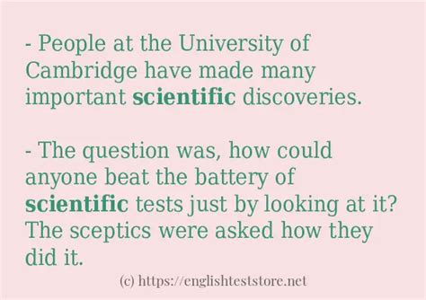 Some Sentences In Use Of Scientific Englishteststore Blog