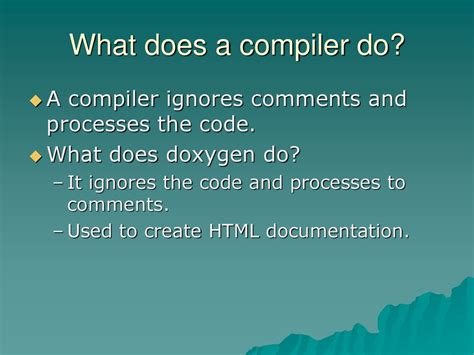 A Brief Introduction To Doxygen Ppt Download