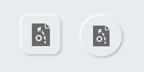 Strategy Solid Icon In Neomorphic Design Style Plan Signs Illustration 45856189 Vector Art At