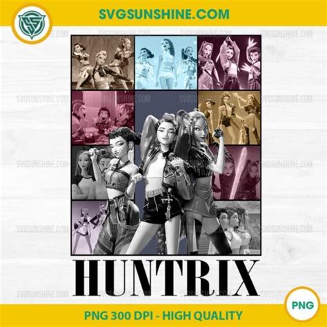 Huntrix Png K Pop Demon Hunters Girl Group Digital Artwork
