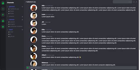 Github Thomasdevlheadwind Discord Layout Clone With Tailwindcss And