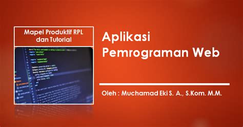 Latihan 1 Aplikasi Pemrograman Web Layout Dengan Tabel Media Belajar Daring Dan Tutorial