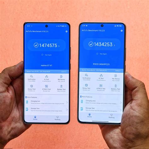 Realme Gt T Beats Poco F Smartphone In Terms Of Performance Antutu Score Of The Devices