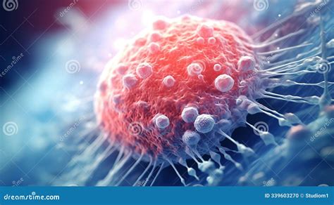 Microscopic Cells Tissue Under The Microscope Scientific Medical Concept Genetic Mutations At