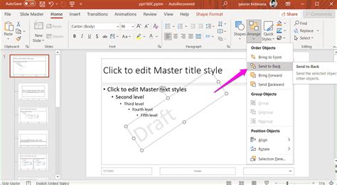 How To Create And Add Watermark In PowerPoint Slides