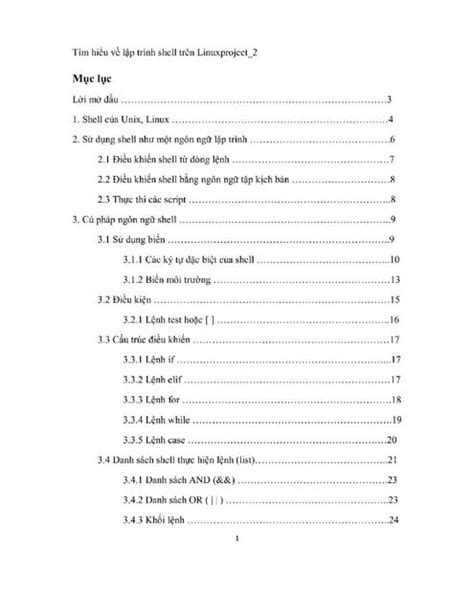 báo cáo tìm hiểu về lập trình shell trên linuxproject 2 pdf
