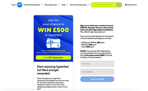 Hyperoptic Referral Code For New Users Get Up To £100