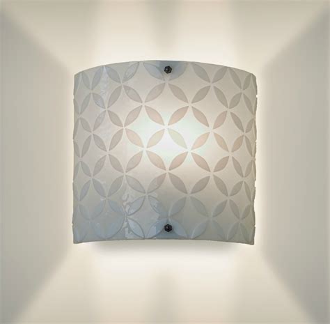 Modern White Glass Wall Sconce Maker Marketplace