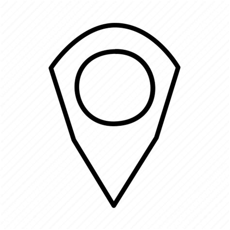 Pointer Direction Map Position Marker Navigation Navigate Icon