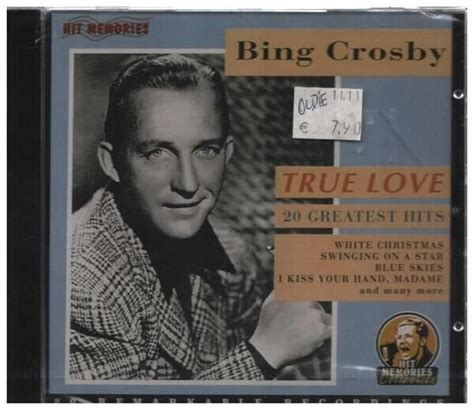 Cd Bing Crosby True Love 20 Greatest Hits Still Sealed New Ovp