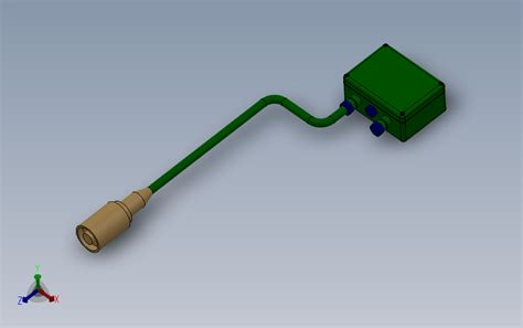 01lc型污水探测开关盒 Solidworks 2014 模型图纸下载 懒石网