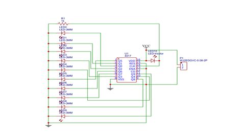 led chaser using 4017 electronics projects hub