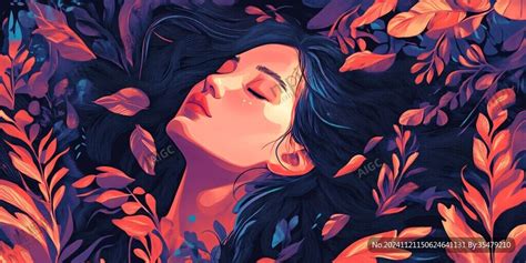 Ai创作图少女海报插画 人物包装插画 意境人物插画 美女包装插画 女性插画插画 美女创意插画 肌理风格插画 面膜包装插画 女性文艺插画 风美女插画 插画临摹 女性题材插画 噪点风插画 人物封面