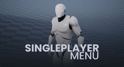 singleplayer menu in blueprints ue marketplace
