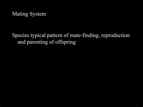 PPT Mating Systems PowerPoint Presentation Free Download ID