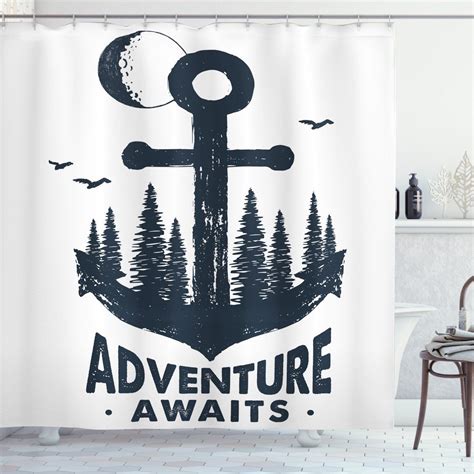 Order Anchor Hand Drawn Art Shower Curtain From Brightroomy Now