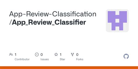 Github App Review Classificationappreviewclassifier