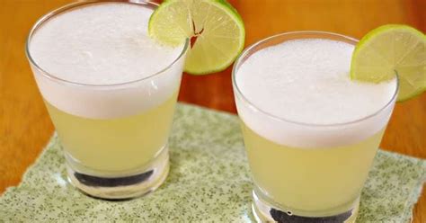 Como Preparar Pisco Sour Drink Emblemático Do Chile E Peru