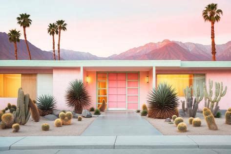 California Dreaming Retro Palm Springs Photographic Print
