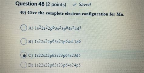 Draw The Electron Configuration For A Neutral Atom Of Manganese Chartdevelopment
