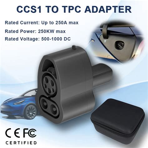 新能源汽车转接头美标转特斯拉直流适配器ccs1转tesla转换器 阿里巴巴