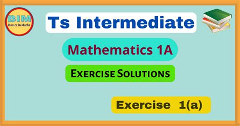 Chapter 1 Functions Exercise 1a Solutions