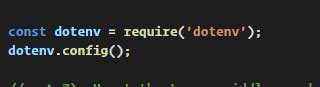 Environment Variables How Do I Setup The Dotenv File In Node Js Stack Overflow