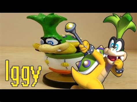 Super Smash Bros 4 3ds And Wii U Bowser Jr Iggy Amiibo Youtube