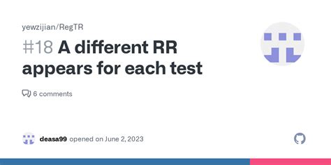 a different rr appears for each test · issue 18 · yewzijian regtr · github