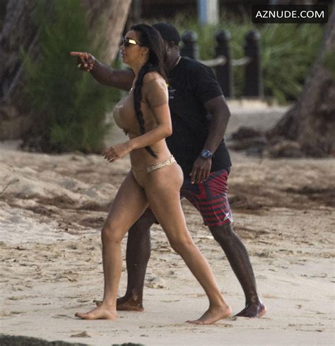 Chloe Khan Sexy On The Beach In Barbados Aznude