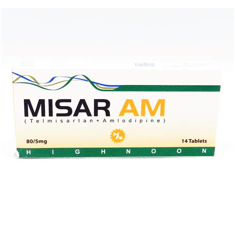 Misar Am 5mg 80mg Tab Dawa Healthcare