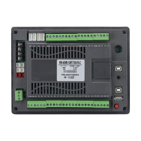 Plc Controller Programmable Logic Controller 7 Hmi Touch Screen For Industrial Automation