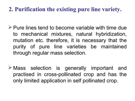 6 Mass Selection Ppt Gardening Home And Garden