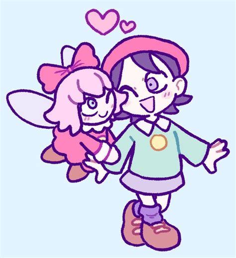 Adeleine And Ribbon By Kcdoos On DeviantArt Cute Pokemon Wallpaper Kirby Art Kirby