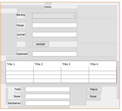 Tutorial Aplikasi Java GUI Kasir Dan Pengukur Berat Badan Ideal