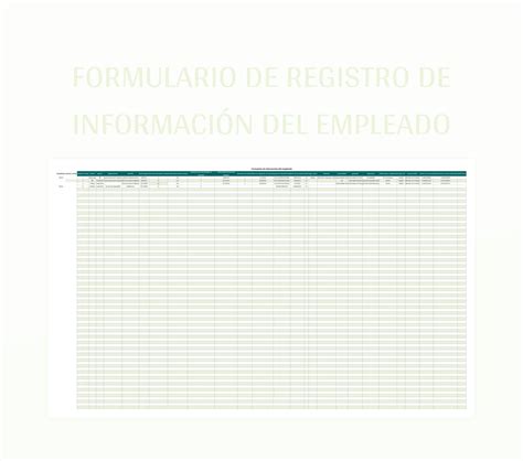 Plantilla De Formato Excel Tabla De Registro Diario De Temperatura Y