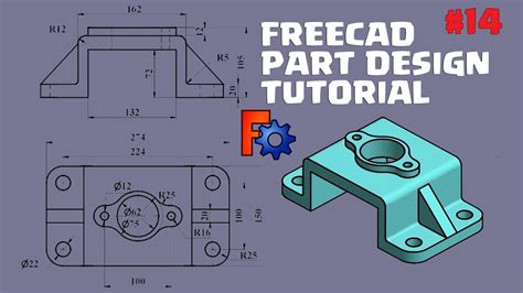 Freecad 0 20 Part Design Tutorial 14 Youtube