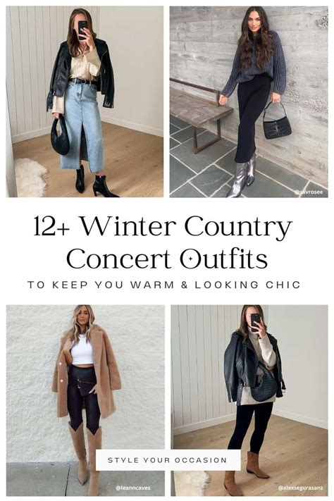 Winter Country Concert Outfits To Keep You Warm And Looking Chic