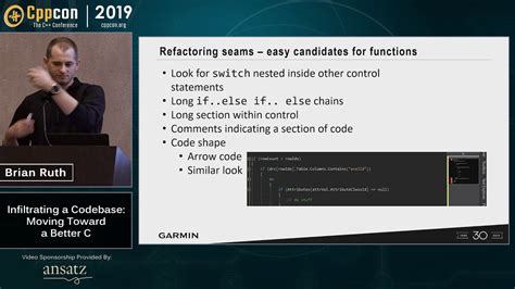 infiltrating a code base moving toward a better c brian ruth