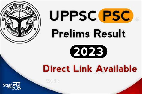 Uppsc Psc Prelims Result 2023 Link Out Download Up Psc Prelims